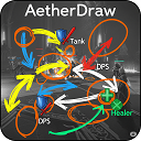 AetherDraw - Collaborative Whiteboard & Raid Planner for FFXIV